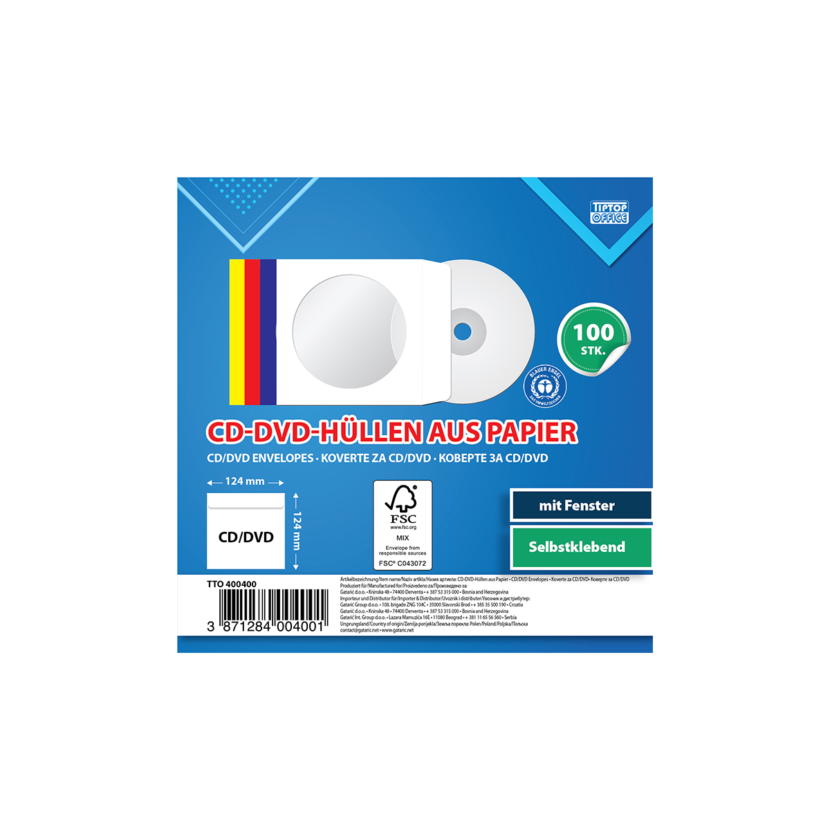 Omot za CD 1/100 | Gataric International Group