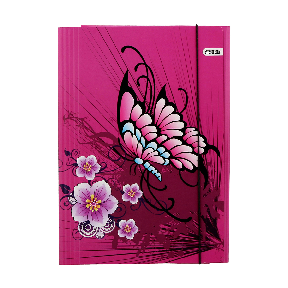 Cardboard File with Rubber Band A4 "Flowers" 600g | Gataric Group