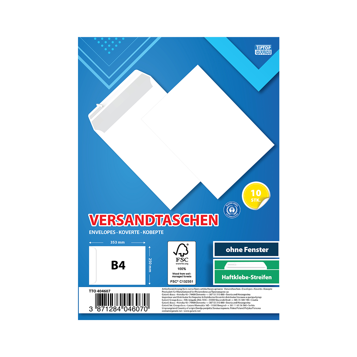 Koverat B4 Strip 10/1 Be | Gataric International Group