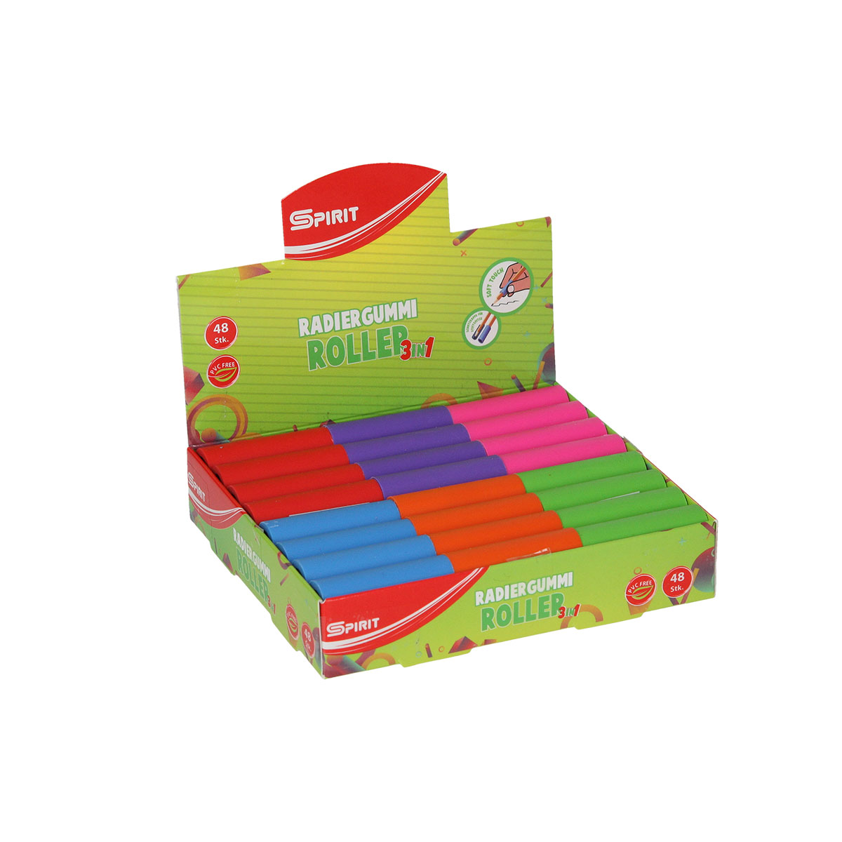 Eraser "ROLLER" 48/1 (Display) | Gataric Group