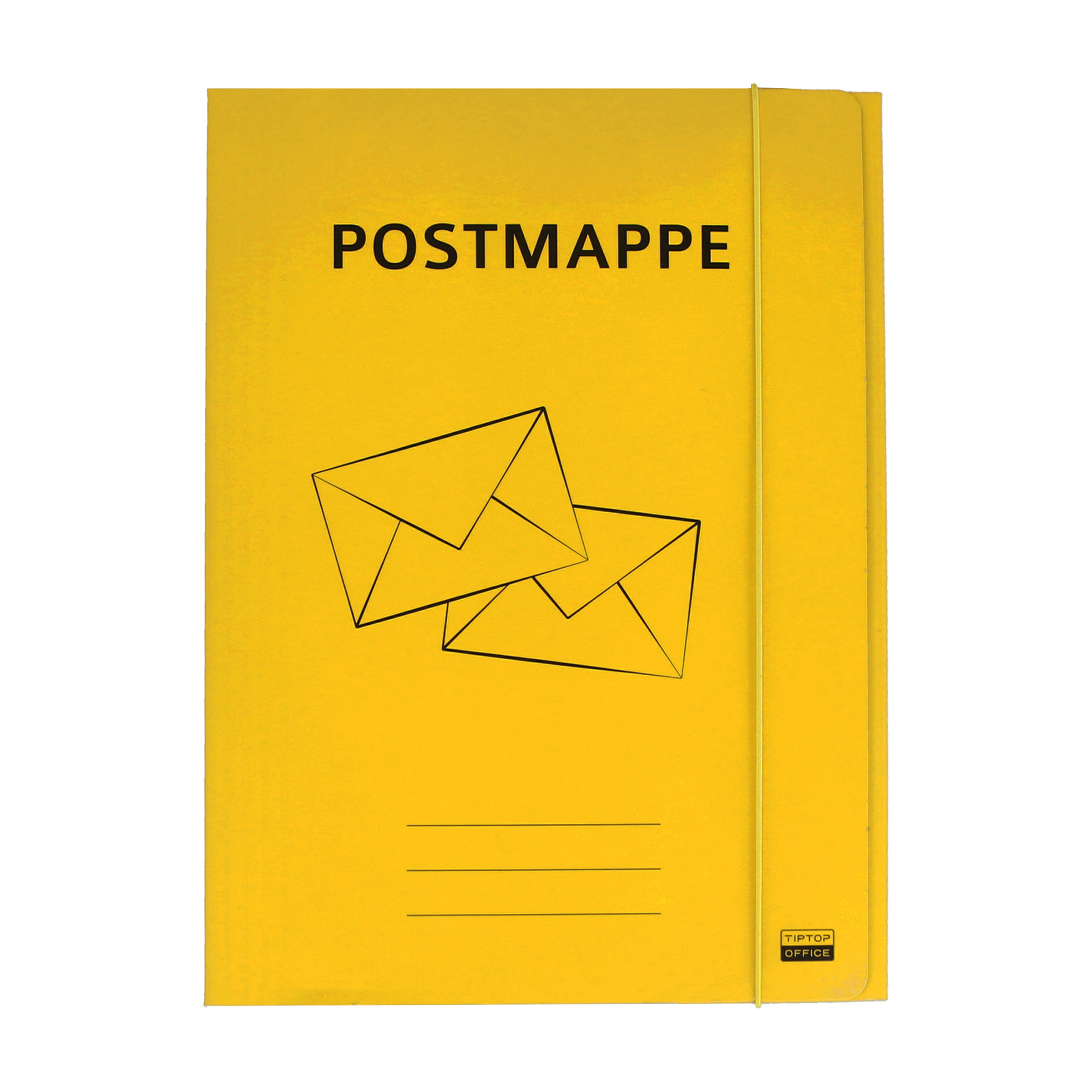 Starke Dreiflügelmappe "Postmappe" A4, Gelb | Gataric Group