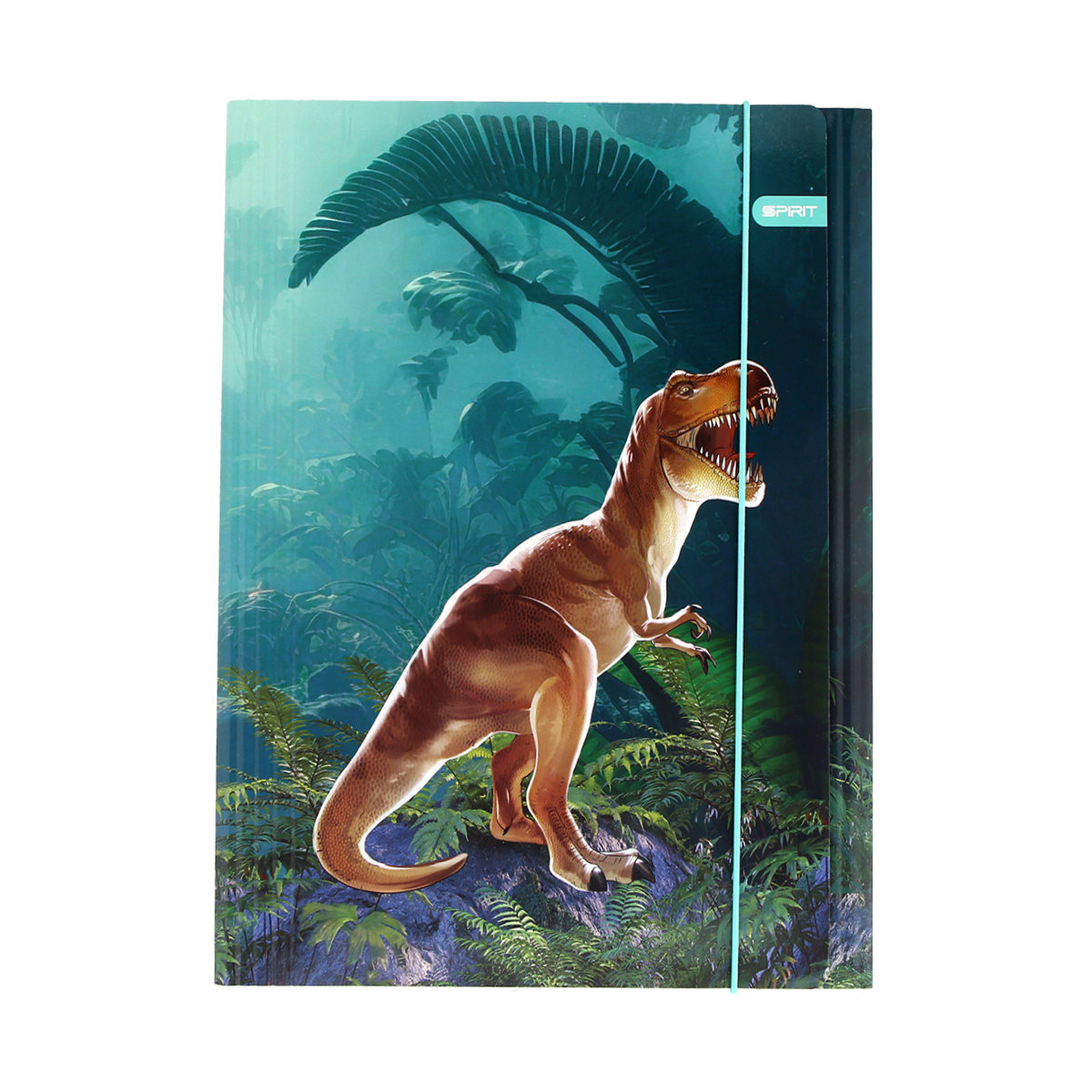 Cardboard File with Rubber Band A4 "T-Rex" 600g, 31x59cm | Gataric Group
