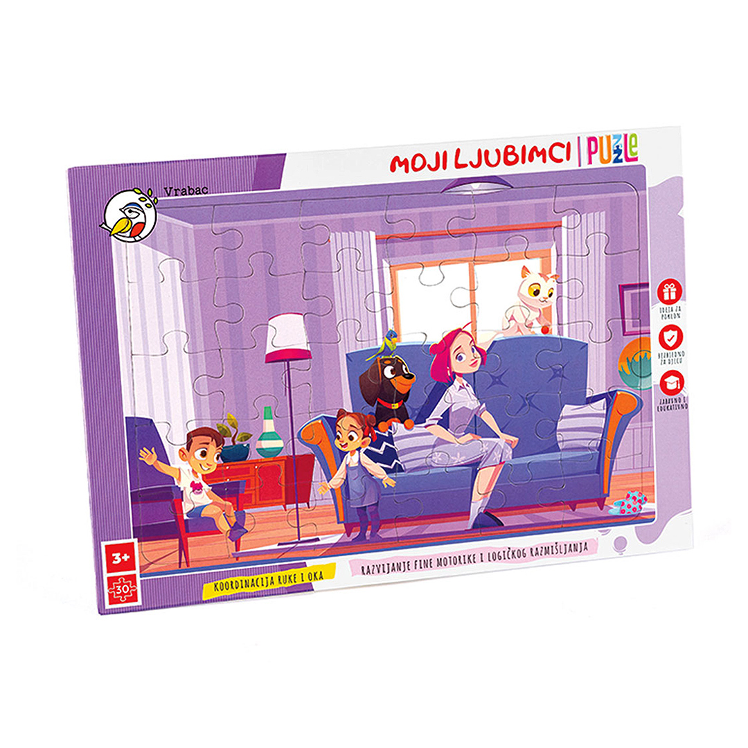 Puzle "Moji ljubimci", 30 dijelova | Gataric International Group