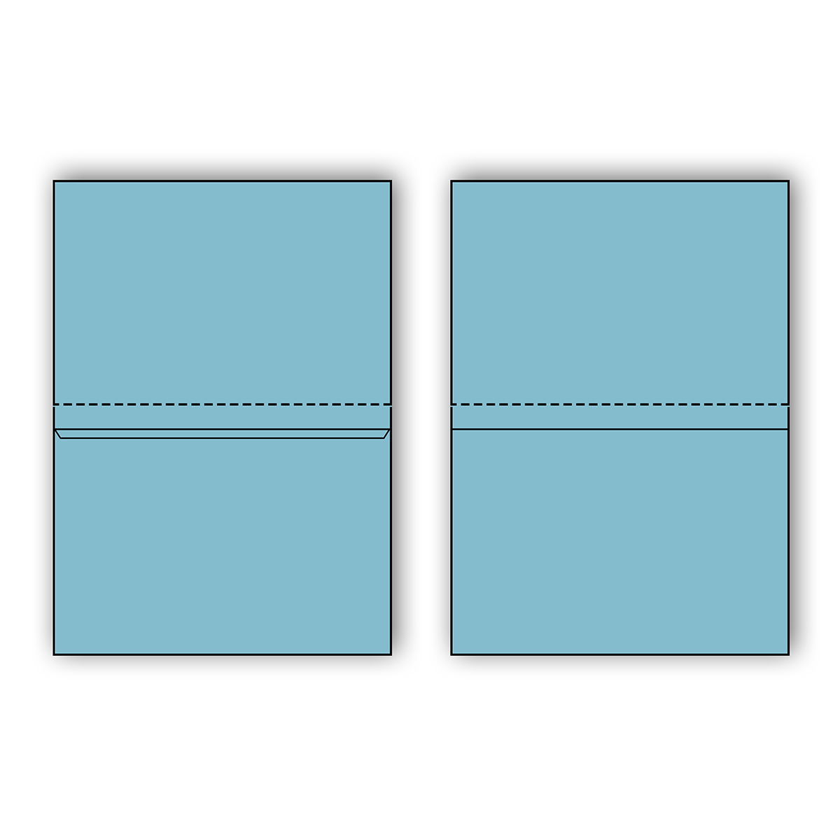 Koverta CMS Bjanko 14x19cm 1/500, Plava | Gataric International Group