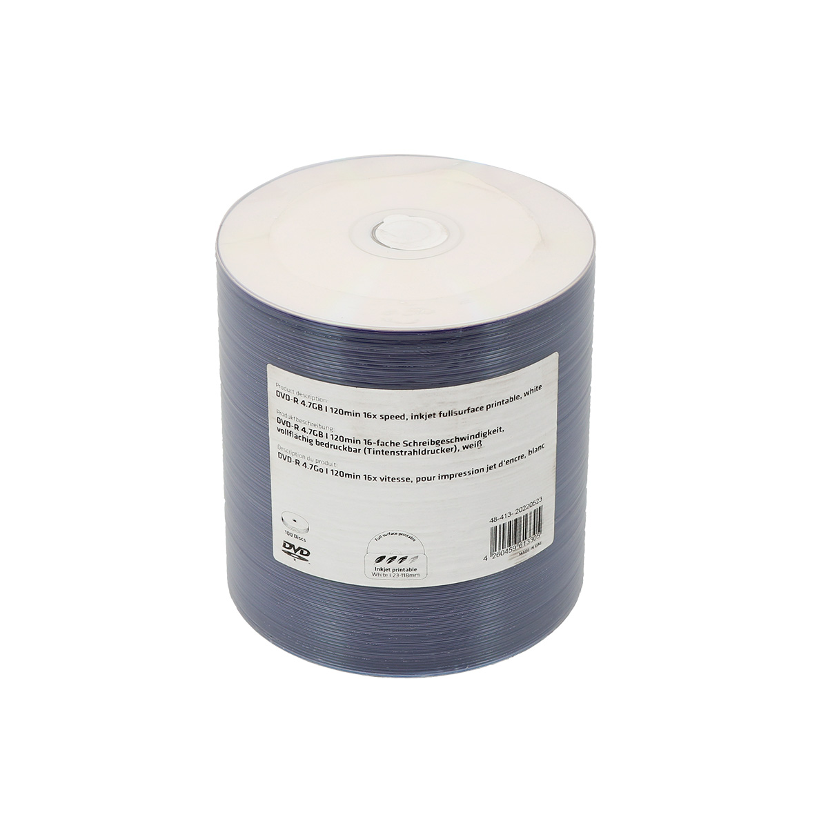 DVD-R 100/1 16x44 7GB Printable | Gataric Group