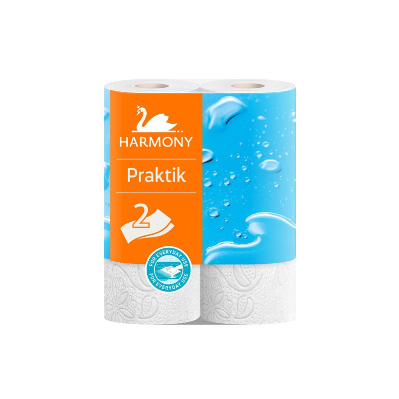 Ubrus za ruke 2/1 Harmony Praktik, 22cm, 11m, 2-slojni, 100% celuloza | Gataric International Group