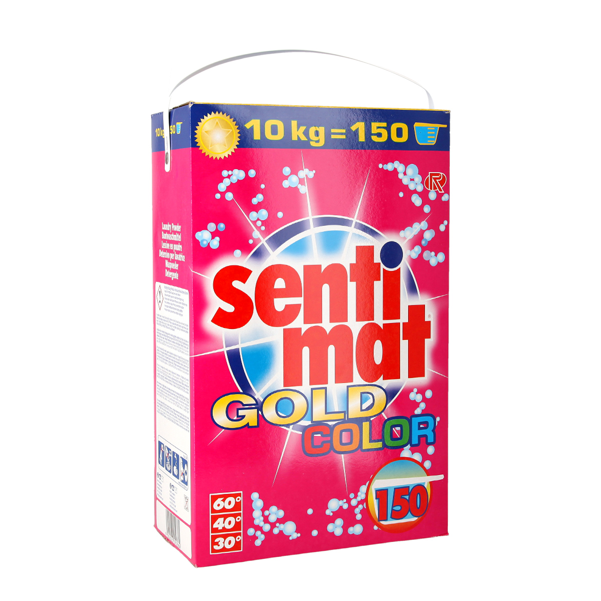 Waschpulver für Buntwäsche "Sentimat Gold Color" 150W 10kg | Gataric Group
