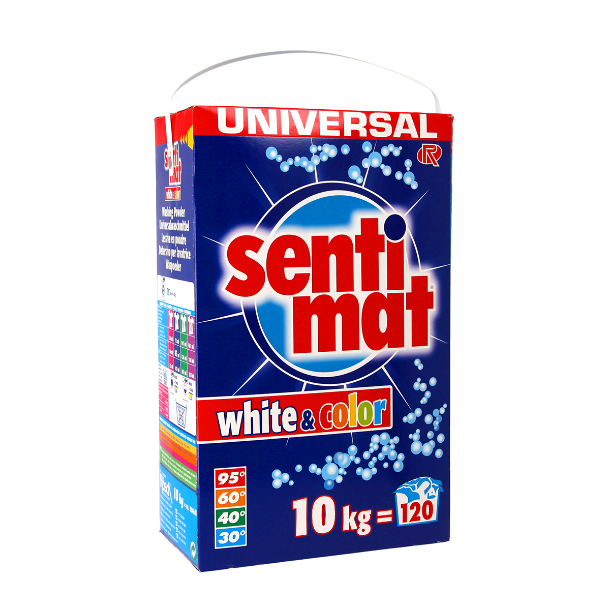 Waschpulver "Sentimat White&Color" 120W 10kg | Gataric Group