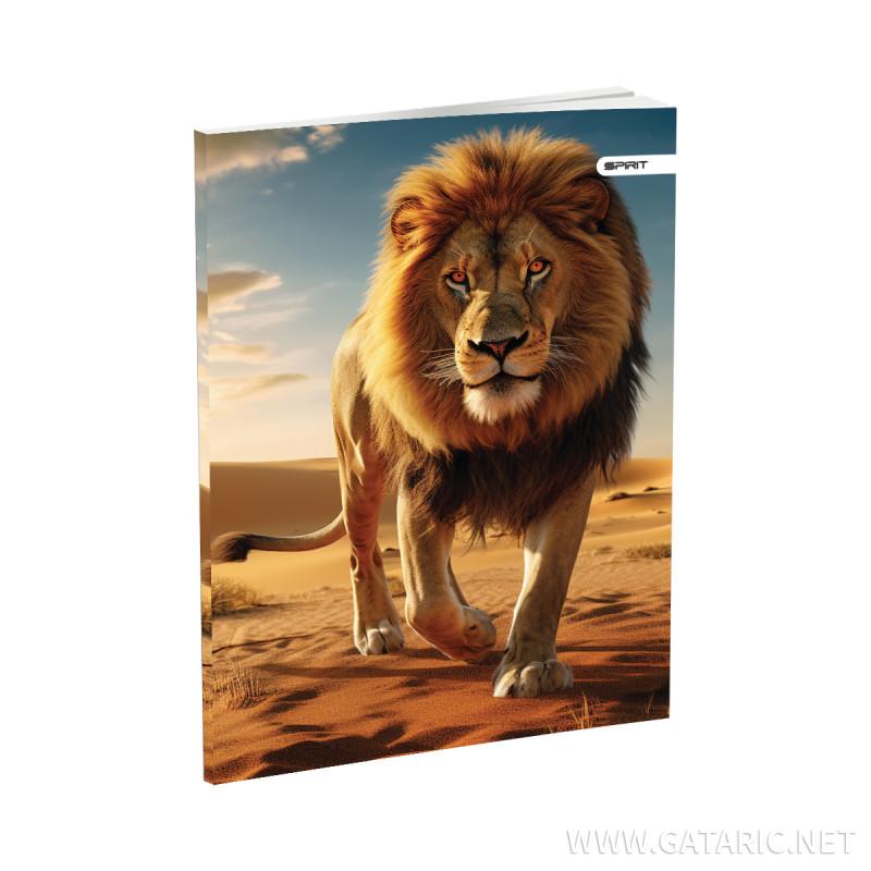 Notebook Premium A4 ''Wild Animals '', soft covers, 52 sheets, latain ...