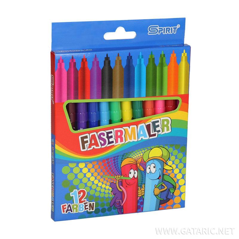 Flomasteri, fini vrh, 12/1 | Gataric International Group